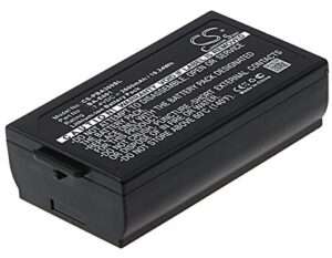 scesmia replacement battery for b-rother pt-e300, pt-e500, pt-e550w, pt-h300, pt-h300li, pt-h500li, p-touch h300/li, pt-p750w portable printer 7.4 v 2600 mah