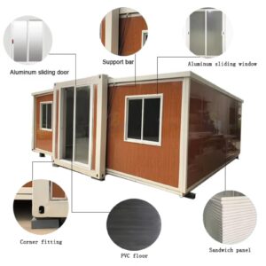 Expandable Living Container Tiny Homes Prefab Houses Modular Prefabricated Building House Small House