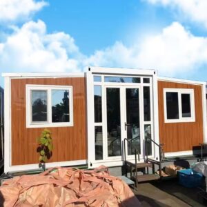 standard expandable container house with bathroom kitchen small den prefab 20ft 40ft foldable container house for living