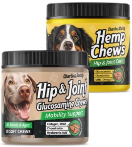 hemp hiр and jоint supplement for dogs+glucosamine for dogs chewable, joint supplement for dogs for mobility support