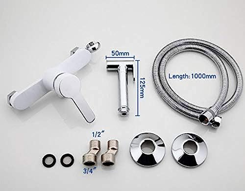 MINJING Kitchen Taps Bidets Brass Bathroom Shower Tap Bidet Toilet Sprayer Bidet Washer Mixer Muslim Shower Hygienic Shower Toilet Faucet