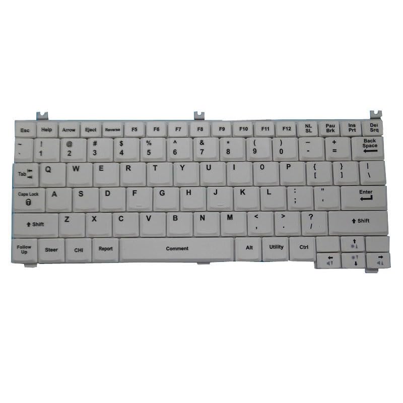 for GE Healthcare Ultrasound Keyboard for LOGIQ P3 PRO White English US Substitute