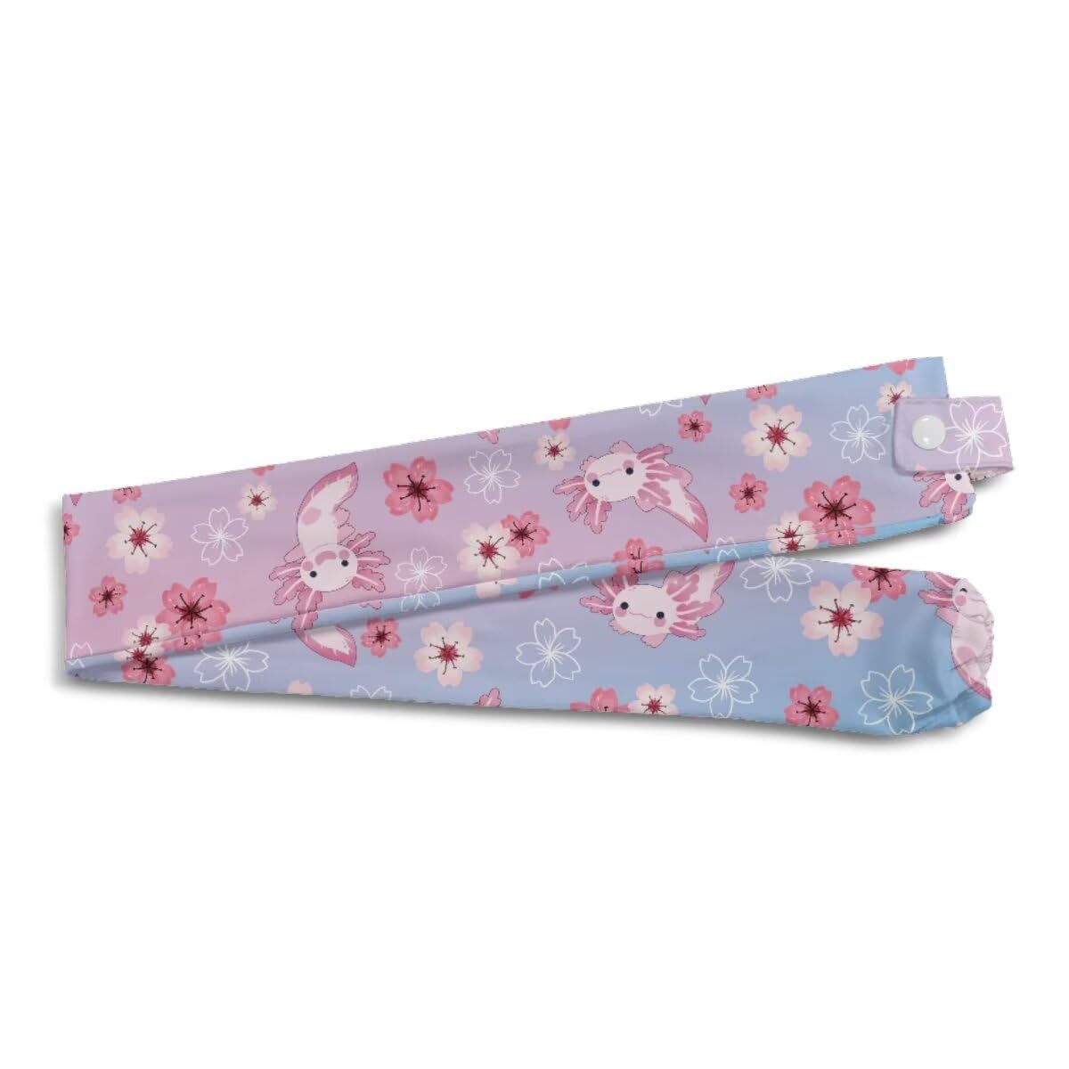 Gomyblomy Axolotl Stethoscope Cover Scrunchie Cherry Blossom Stethoscope Covers Sleeve Cute Stethoscope Sleeve for Nurse Doctors 2 Pcs Stethoscope Protective Cover