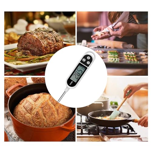 YUELER Read Digital with Clip Measure and Temperature for Baking Cooking