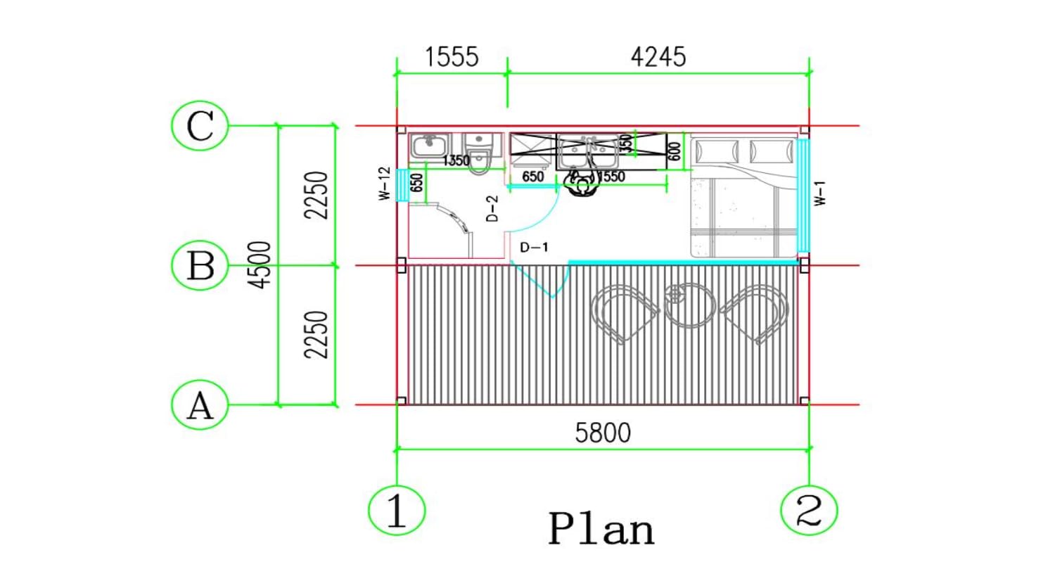 OneSpaceHub Modern Design Luxury Fashion Garden Pod Modular Cabin Home (20FT with Terrace)