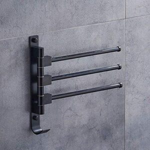 towel racks, towel rack for bathroom towel shelf kitchen bathroom rotate towel rack aluminum alloy three rod with hook wall mounted towel shelf