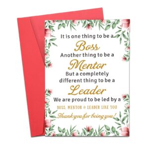 christmas appreciation cards for coworkers leaders boss day gifts for him her woman thank you gifts for men boss lady mentor birthday funny gifts for boss managers supervisors anniversary leaving