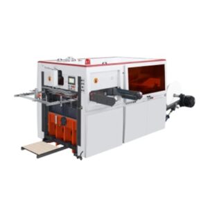 industrial paper die cutter with color code tracking