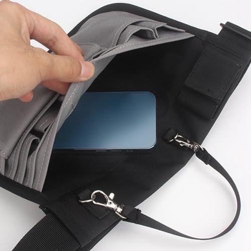 Nurse Waist Bag Large Capacity Multi Slot Waterproof 600D Oxford Cloth Belt Bag, Multi Grid Nursing Belt Bag with Pockets Practical Waist Bag for Pharmaceutical Supplies