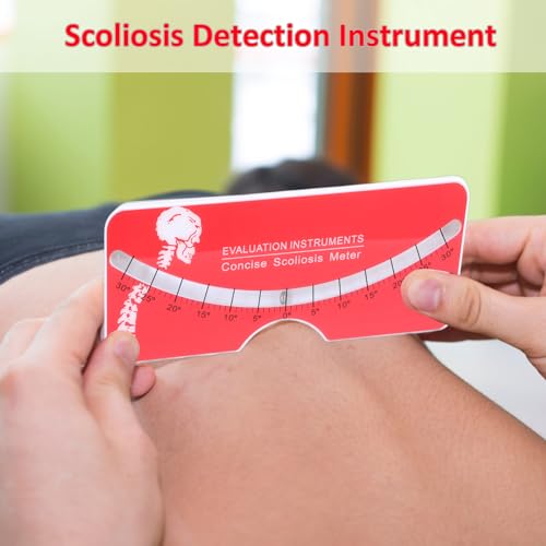 Scoliosis Testing Meter Metal Spine Scoliometer Measuring Tool For Hospital 0‑30° Testing Protractors