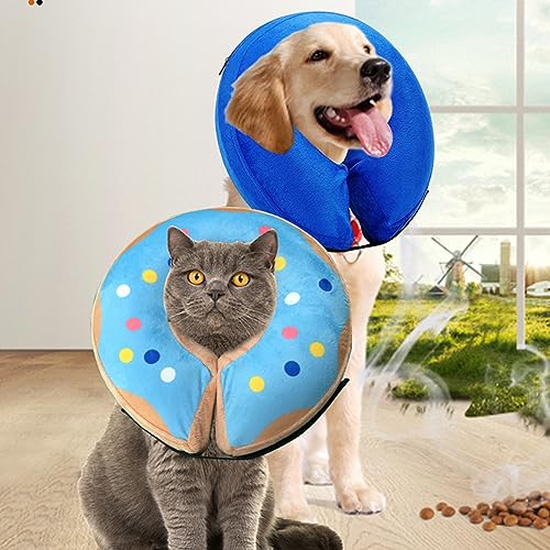 PASNMKvn Neck Wound Recovery Collar Injury Anti Biting Elizabethan Collar for Dogs PVC Pet Collar Puppy Recovery Supplies