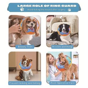 PASNMKvn Neck Wound Recovery Collar Injury Anti Biting Elizabethan Collar for Dogs PVC Pet Collar Puppy Recovery Supplies