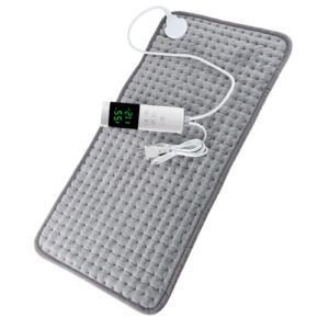 electric heating pad, small multifunctional electric heated blanket, digital display 12 level timing,hot pad for arms and legs