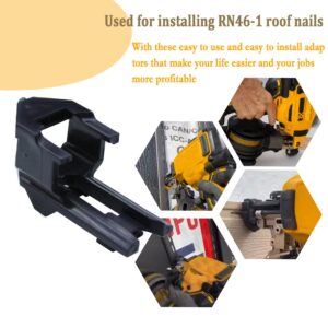 2024 Upgrade Vinyl Siding Adaptor Tip for Dewalt Roofing Nailer Cordless 20v DCN45RND1, DCN45RN, DCN45RNB Tip Replacement Vinyl Trim Adaptor and Vinyl Siding Adaptor（A&B style)