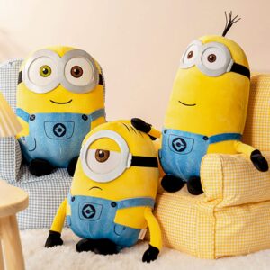 MINISO 9'' Minions Stuffed Animals Plush Toy (Stewart), Kawaii Soft Cute Sleeping Plushies Bedding Pillow for Kids Toddler Toys Boys Girls