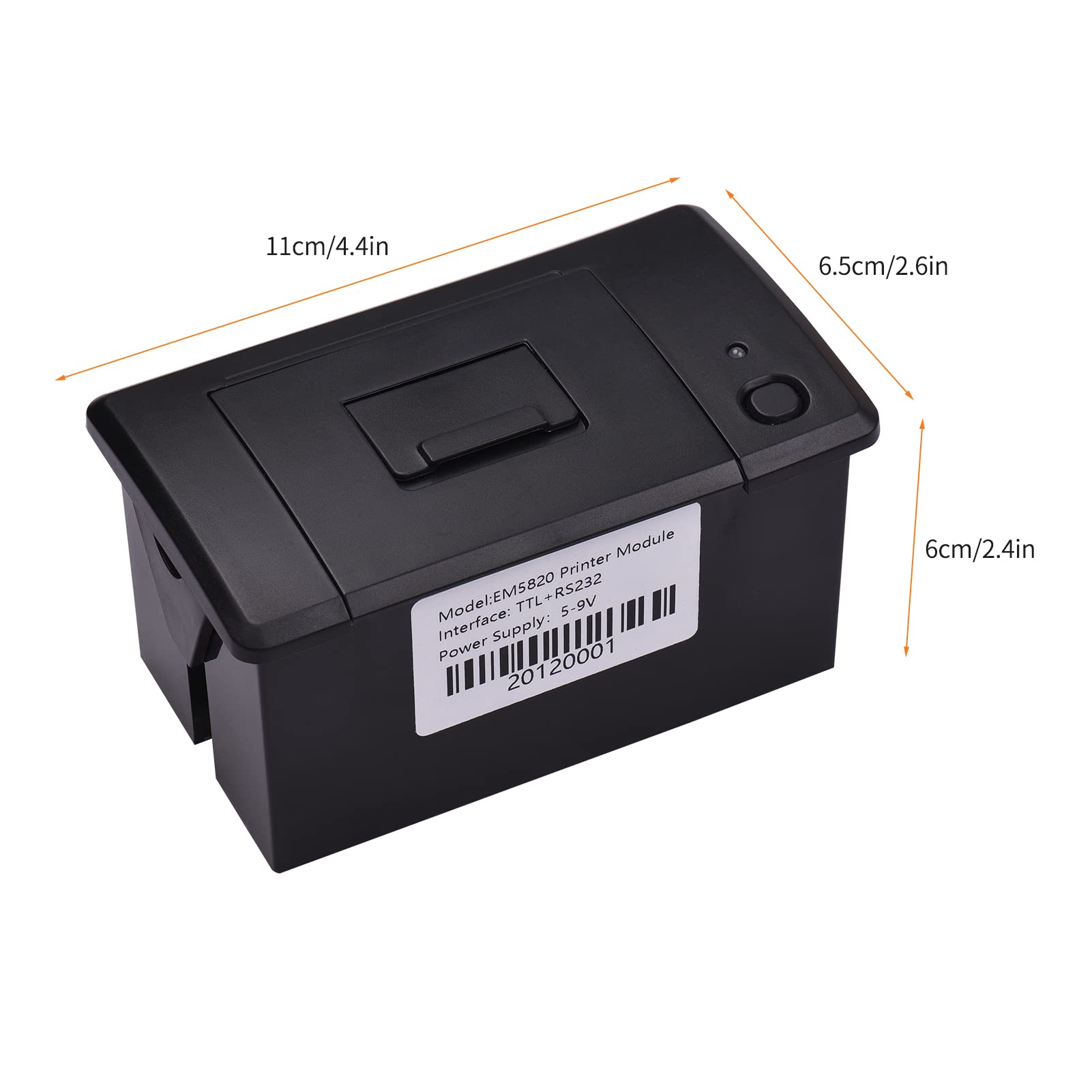 YDuupxe Mini Receipt Printer Portable 58mm Embedded Printing Module Support and Operating System