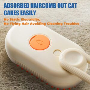 cat steam brush for shedding