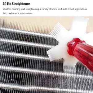 Kelepu Air Conditioner Condenser Fin Straightener 6 in 1 AC Fin Comb Air Conditioning Clean Tool for Home Auto Use