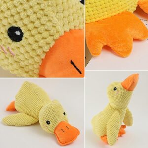 Dog Emotional Support Duck, Mellow Dog Calming Duck, Calming Duck Dog Toy, The Mellow Dog Calming Duck Dog Toy, Dog Duck Toy with Quacking Sound (XL)