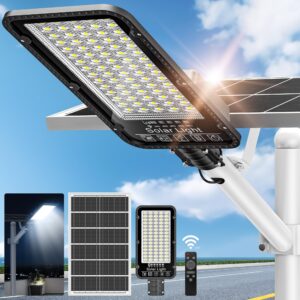 WYWNA 6500W Solar Street Lights Outdoor and 8000W Solar Street Lights Outdoor