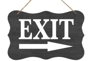 wooden door hanging signs exit sign restaurant boutique salon signage bundle available wooden plaque sign home wall art decor for living room bedroom farmhouse office 10x5inch