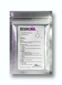 talsen chemicals pure resorcinol cosmetic grade - 1 oz / 28 g - organic resorcinol powder - chemical ingredients in diy cosmetics, personal care and beauty formulations for skin care