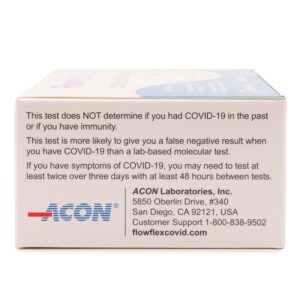 Flowflex® Plus COVID-19 and Flu A/B Home Test - (1 Package, 5 Tests) Flu A&B 3-in-1 Antigen Rapid Test, Results in 15 Minutes, FDA Authorized. Non-invasive Nasal Swab, Easy to Use with No Discomfort