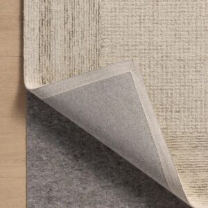 Loloi Amber Lewis Windsor Collection WIN-01 Ivory/Stone 5'-0" x 7'-6", .50" Pile Height, Accent Rug