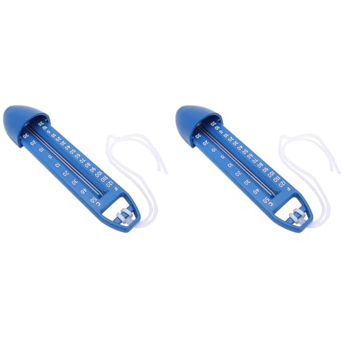 2 Pcs Gardening Garden Entertainment, Swimming Pool Thermometer for Swimming Pool Spa Sauna Hot Spring