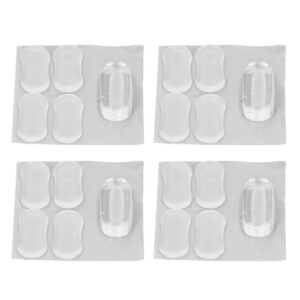 natudeco 20pcs toilet seat bumpers toilet lid bumper transparent silicone toilet lid bidet accessories bumper toilet lid guard