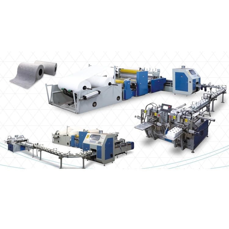 Big Roll Paper Toilet Tissue Paper Roll Making Machine Toilet Paper Packaging Machine ATomatic for Large-Scale Operations