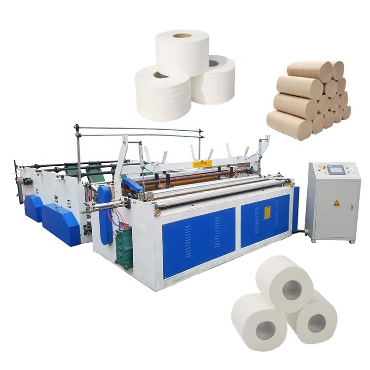 Factory Small Toilet Paper Making Machine Toilet Paper Roll Machine Toilet Paper Wrapping Machine Semi Automatic Toilet Paper Machine Production Line