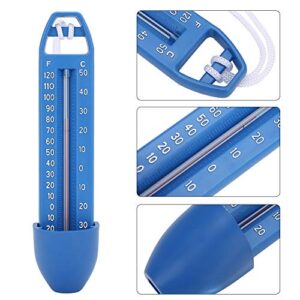 2 Pcs Gardening Garden Entertainment, Swimming Pool Thermometer for Swimming Pool Spa Sauna Hot Spring