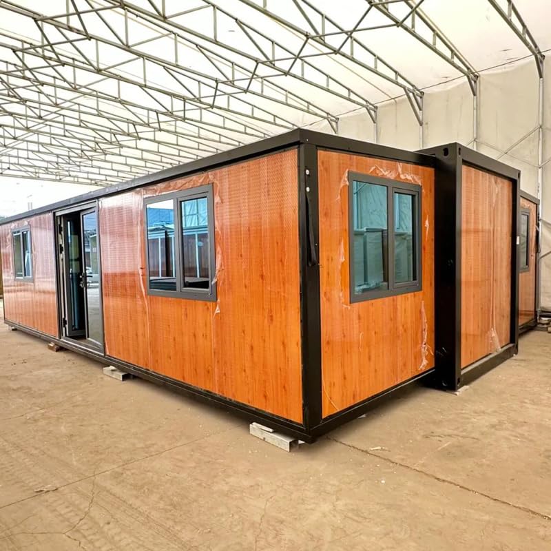 Tiny House on Wheels, Mobile Prefab Cabin, Space-Saving Home, Prefab Tiny Dwelling, 20ft 30ft 40ft for Family Gatherings, Recreational Areas, Portable Classrooms, Community Housing