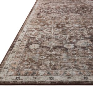 Loloi Amber Lewis Josie Collection JOS-02 Earth/Natural 7'-6" x 9'-6" Area Rug