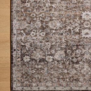 Loloi Amber Lewis Josie Collection JOS-02 Earth/Natural 7'-6" x 9'-6" Area Rug