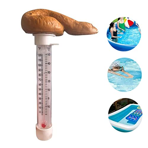 Swimming Pools Thermometer Floating Poop Prank Water Thermometer for Spas Hot Tubs(1)