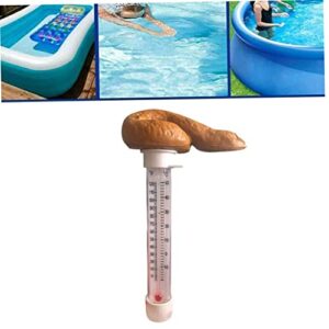 Swimming Pools Thermometer Floating Poop Prank Water Thermometer for Spas Hot Tubs(1)