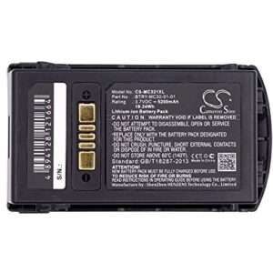 BCXY Battery Replacement for MotoroIa MC3200 MC32N0 MC32N0-S BTRY-MC32-01-01 BTRY-MC33-52MA-01 BTRY-MC32-52MA-10 82-000012-01