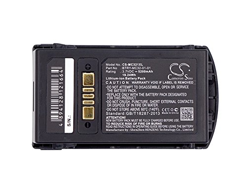 BCXY Battery Replacement for MotoroIa MC3200 MC32N0 MC32N0-S BTRY-MC32-01-01 BTRY-MC33-52MA-01 BTRY-MC32-52MA-10 82-000012-01