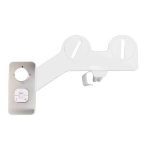 Slim Bidet Toilet Seat Attachment NonElectric Dual Nozzle SelfCleaning Feminine Butt Wash Bidet Attachment 7/8 Inch Tee