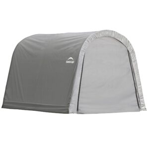 shed-in-a-box 10 x 10 x 8 ft replacement cover kit round 7 oz. gray