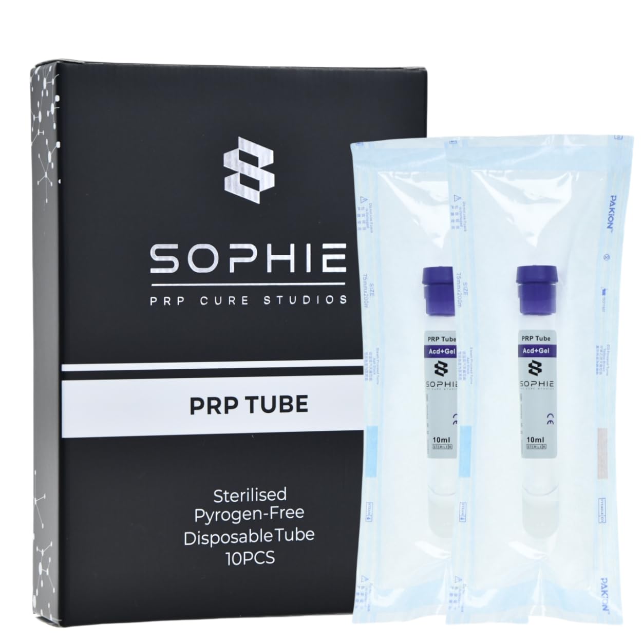 20 Tubes 10ml/15ml PRP Tubes Anticoagulant and Separation Gel PRP Tube (Platelet Rich Plasma) (15ml)