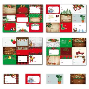 christmas sealing sticker christmas stickers labels christmas name seal sticker8 pieces of 72 pieces, christmas element name label christmas label stickers decorate christmas accessories