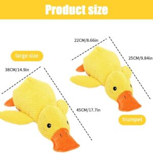 bokando Noovelo-Noovelo Calming Duck Toy, Calming Duck Dog Toy, Calming Duck Dog Toy Bright Yellow, Calming Duck Toy for Dogs, Best Friends Calming Duck Toy, Mellow Dog Calming Duck (Yellow+Yellow)