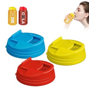 soda can covers,2024 upgraded soda can lids,can covers for soda,can covers lids to keep carbonation,reusable plastic can stopper or protector for soda,beer,drink,juice, coke,beverage (3pc)