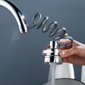 multifunctional retractable three-gear faucet extender, suitable for sinks, kitchens, bathtubs and closestool