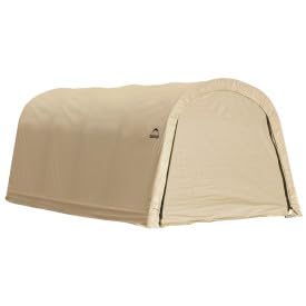 autoshelter roundtop 10 x 20 x 8 ft. replacement cover 7 oz. sandstone