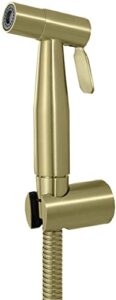 minjing handheld toilet bidet sprayer, stainless steel bidet faucet, bathroom wall mount sprayer, self cleaning bidet hygienic shower,gun metal gray