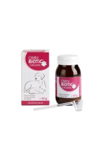 omni-biotic cat and dog probiotics - probiotic powder for cat and dog gut health and microbiome balance with lactobacillus acidophilus - premium pet probiotics for dogs and cats